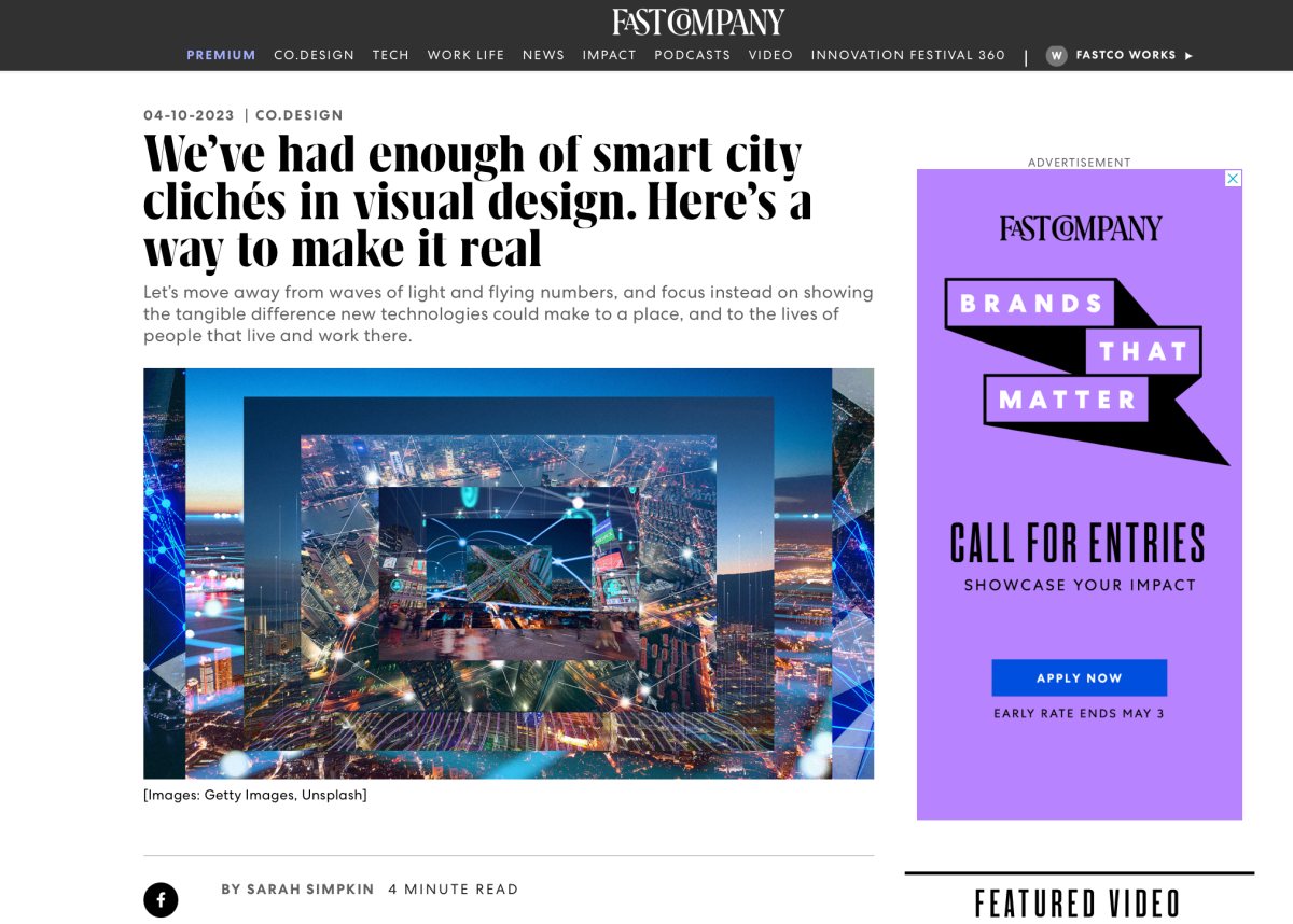 Fast Company: Visual clichés – Editorial Content